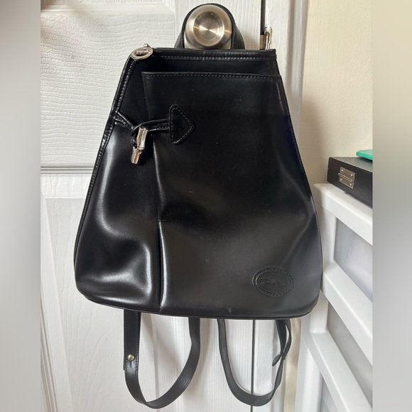 Longchamp | Bags | Vintage Longchamp Leather Backpack | Poshmark